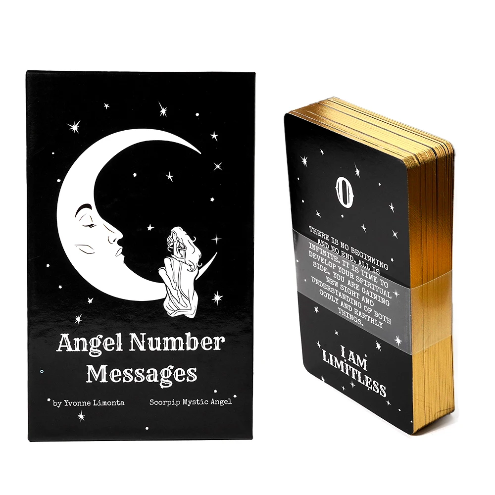 2023-Newest-Origin-Size-12-7cm-Angel-Number-Messages-Oracle-Cards-Deck ...