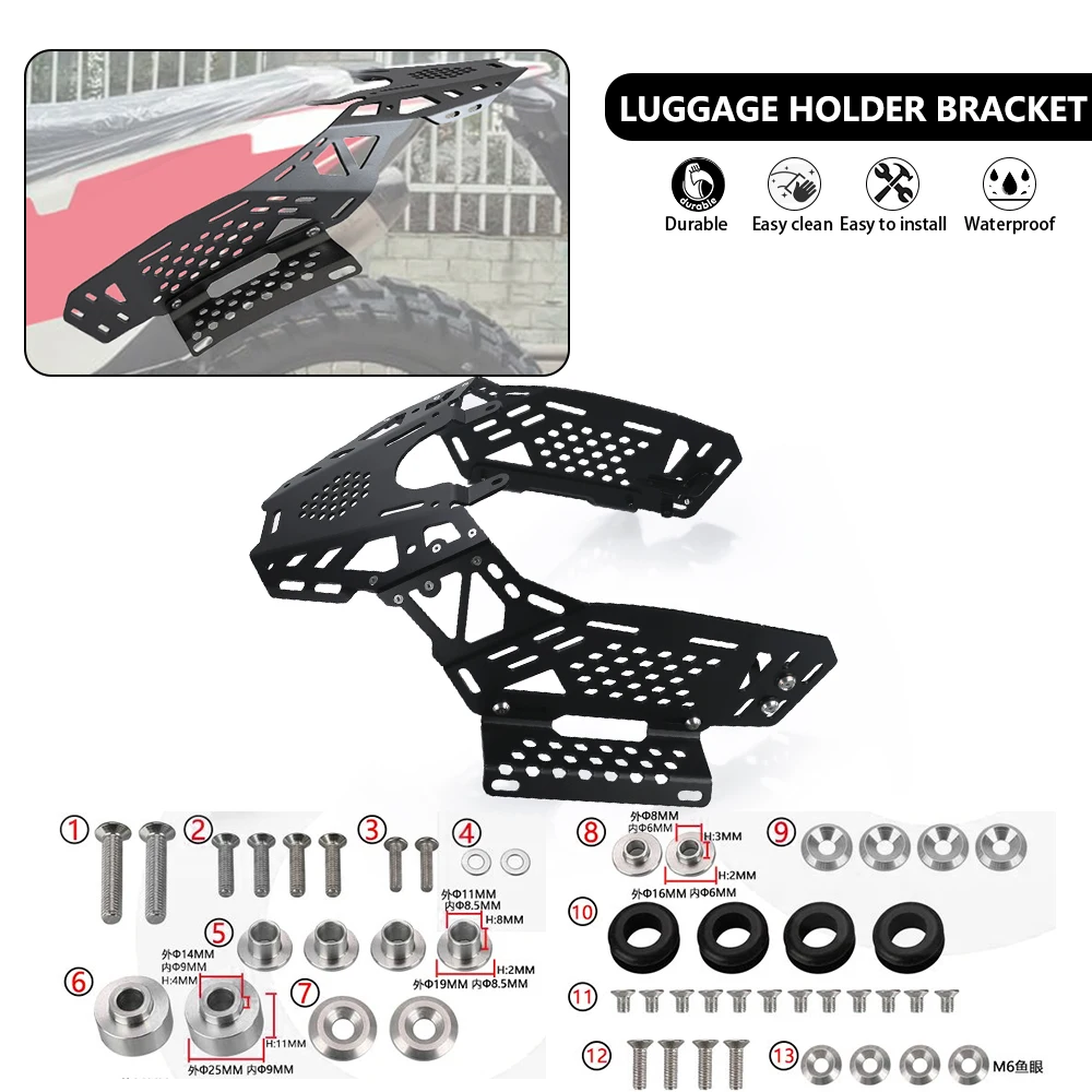 2023-2024-Rear-Luggage-Fender-Luggage-Rack-For-KOVE-450-Rally-450RALLY ...