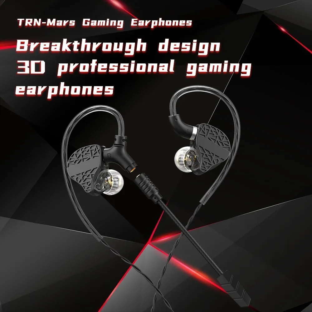 TRN-Mars-Hifi-In-Ear-Earphone-Triple-Hybrid-1DD-1BA-1Vibration-Driver ...