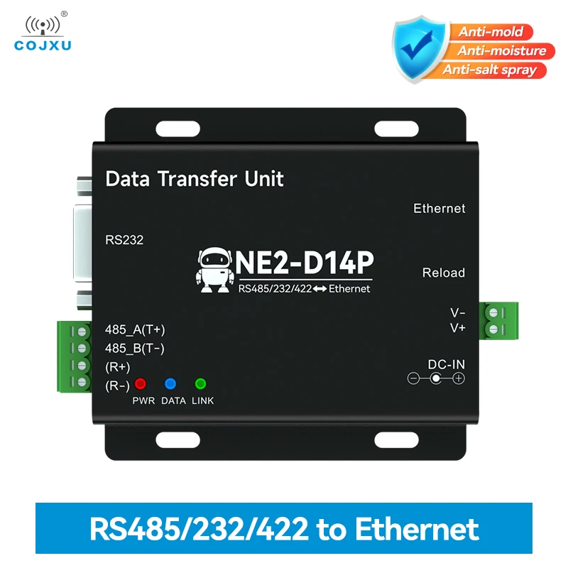 RS485/RS232/RS422 to Ethernet Serial Server Modbus TCP RTU MQTT COJXU ...