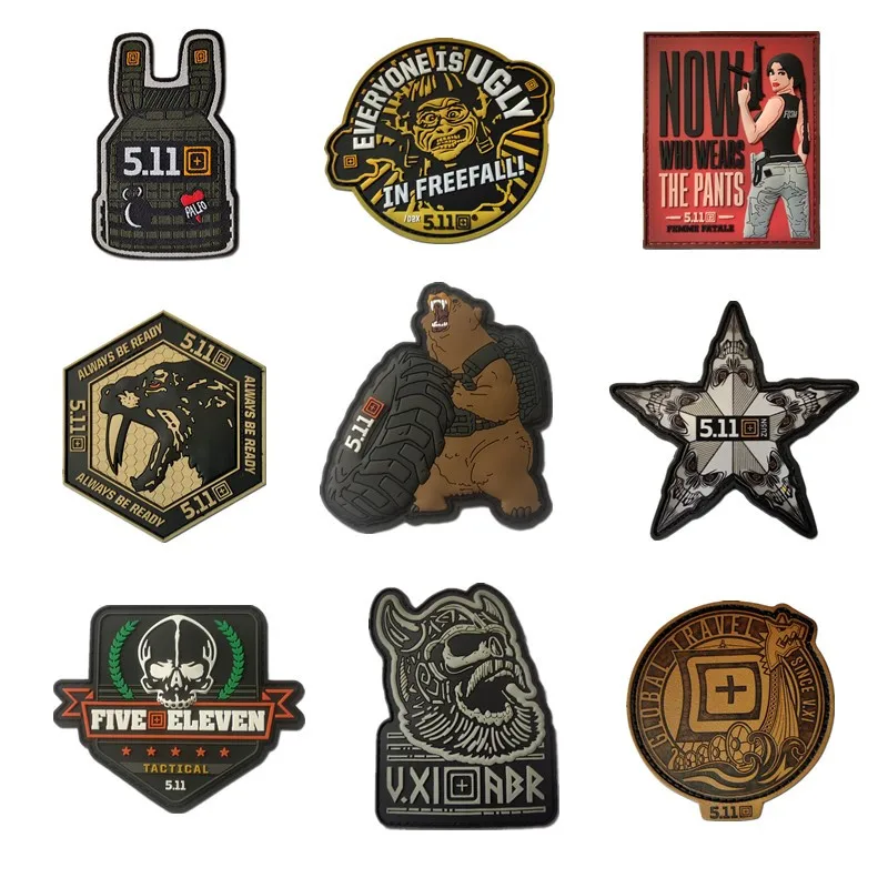 3D-PVC-Military-Tactical-Embroidery-Patches-Backpack-Emblem-Applique ...