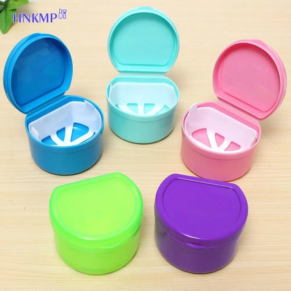 Plastic Partial Denture Storage Box Teeth Care Case Optional Dental ...
