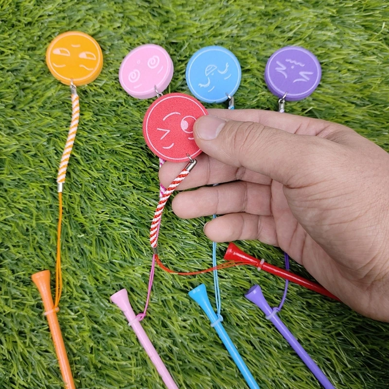 Multi-color-Golf-Tees-With-Anti-loss-Rope-And-EVA-Foam-Printing-Golf ...