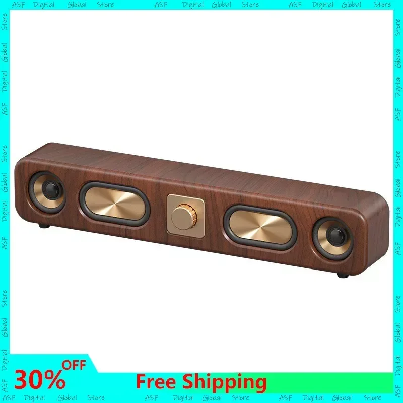 E-3404-Retro-Bluetooth-Speaker-Portable-Outdoor-Speakers-AUX-Connection ...