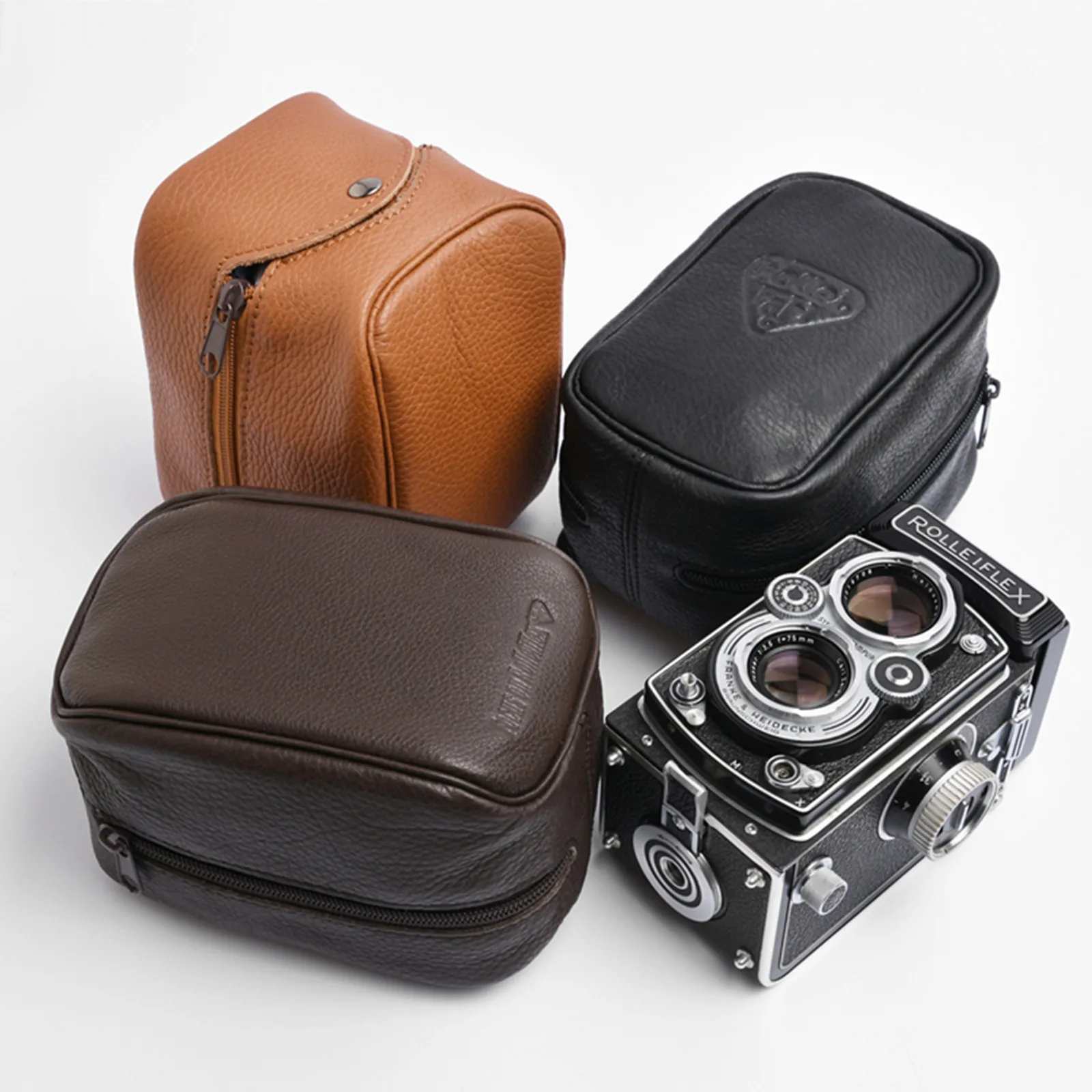 Rolleiflex-Rolleicord-TLR-Camera-Leather-Soft-Case-Protective-Bag-Not ...