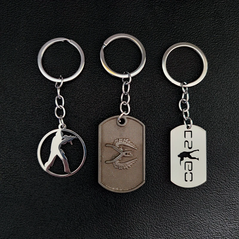Game-CSGO-Keychain-Counter-Strike-CS-GO-Stainless-Steel-Key-Chains-for ...