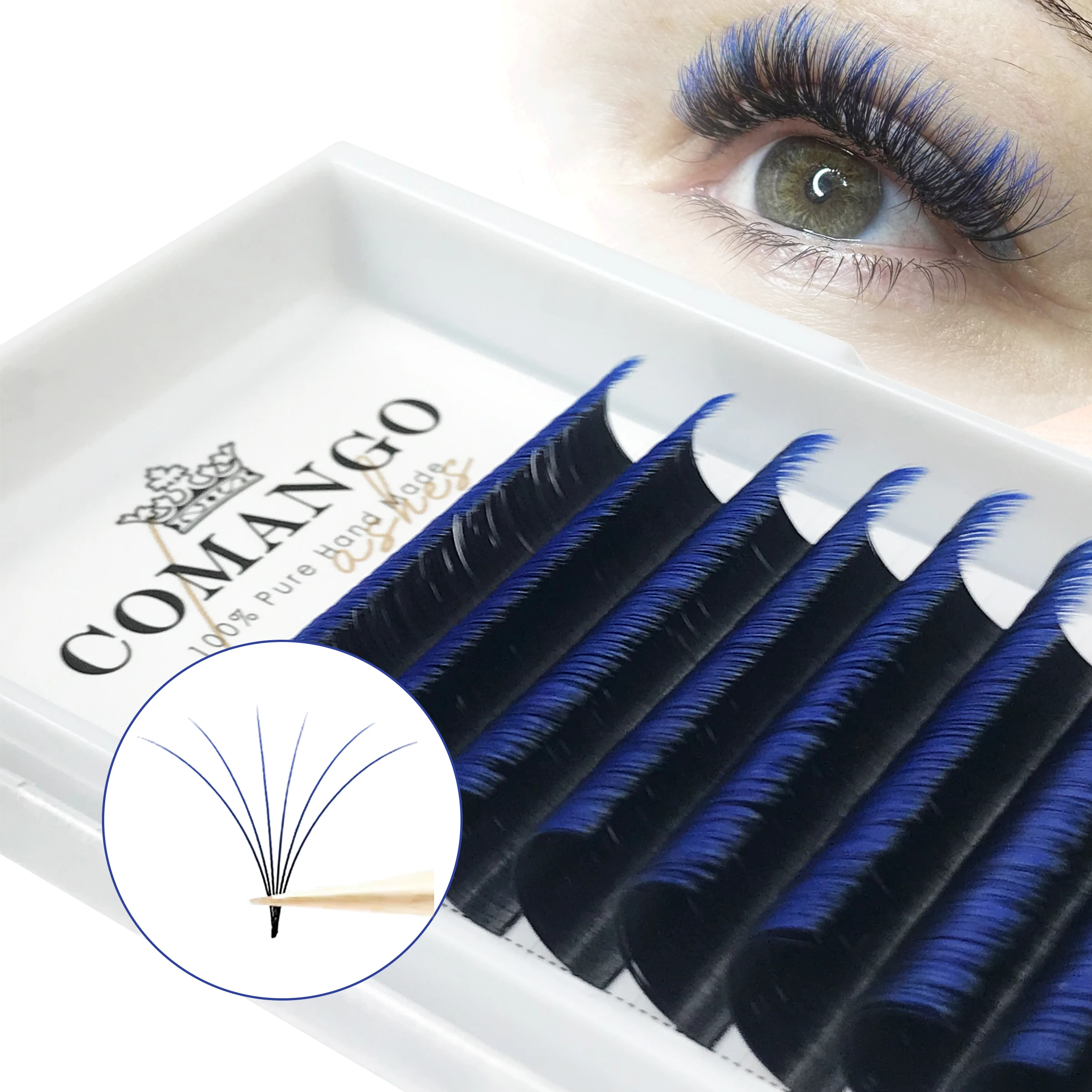 Eyelash-Black-Ombre-Easy-Fanning-Volume-Lashes-Extensions-Gradient ...