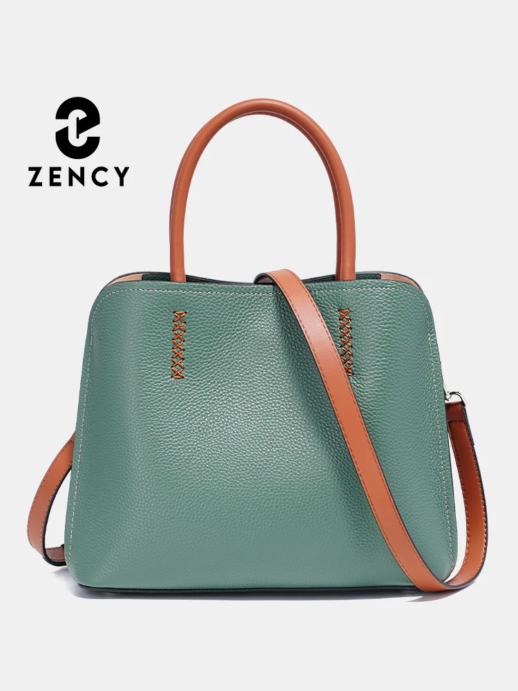 Zency-Women-s-Genuine-Leather-Shopper-Bag-Designer-Shoulder-Bags ...