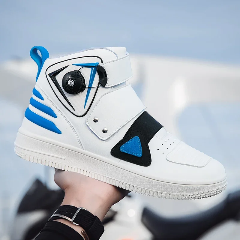 Motocross-Boots-Leather-Waterproof-Quick-Lacing-Riding-Boots-Motorcycle ...