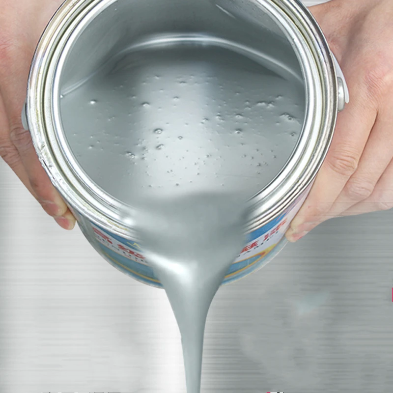 Silver paint Anti-rusting paint Metallic paint Railing iron gate ...