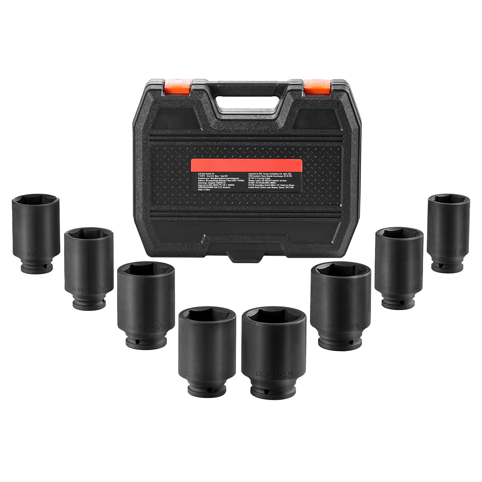SucceBuy Axle Nut Impact Socket Set 3/4