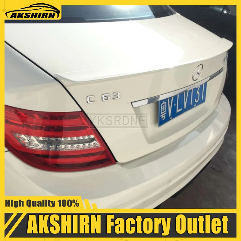 For-Mercedes-Benz-W204-Spoiler-2008-14-C180-C200-C230-C-class-spoiler ...