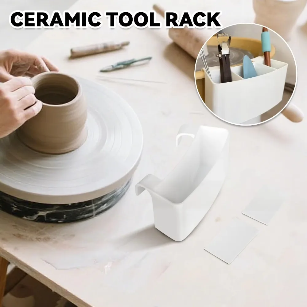 12PD Ceramic Tool Holder Adjustable Compartments Storage Case for ...