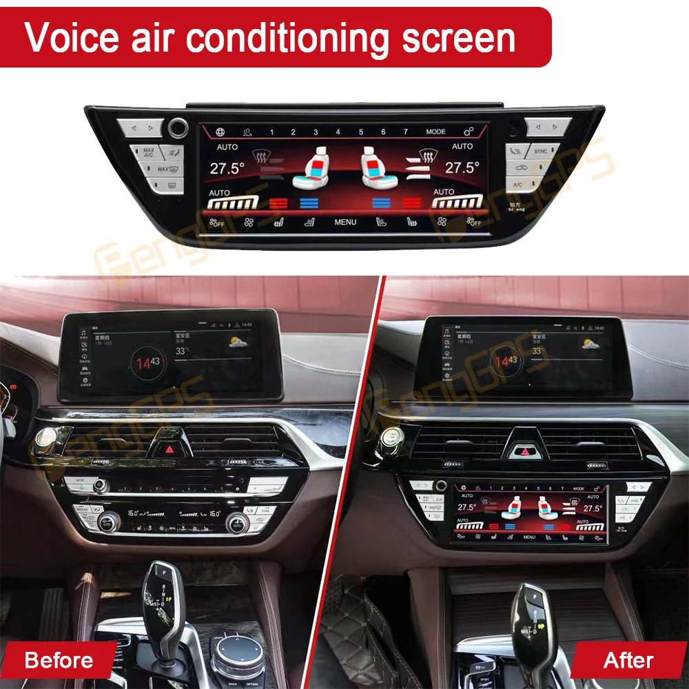 LCD Air Conditioning Board AC Panel For BMW 5 Series F10 F11 M5 X3 X3M ...