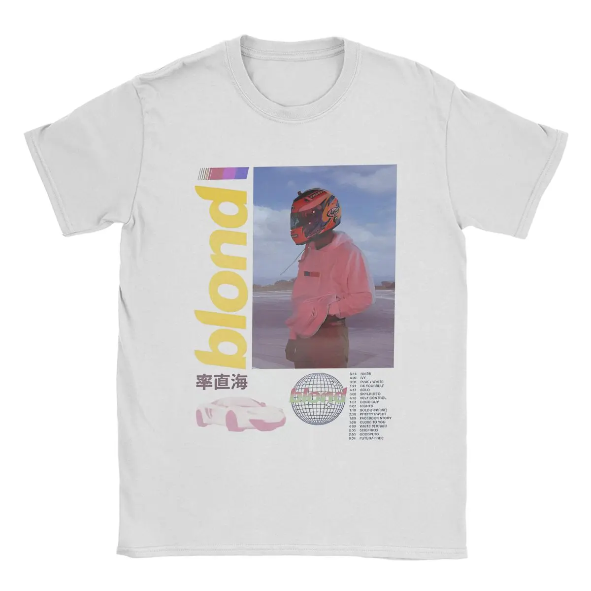 Men-s-Blond-Franks-Rapper-Ocean-Album-T-Shirt-Music-Cotton-merchandise ...
