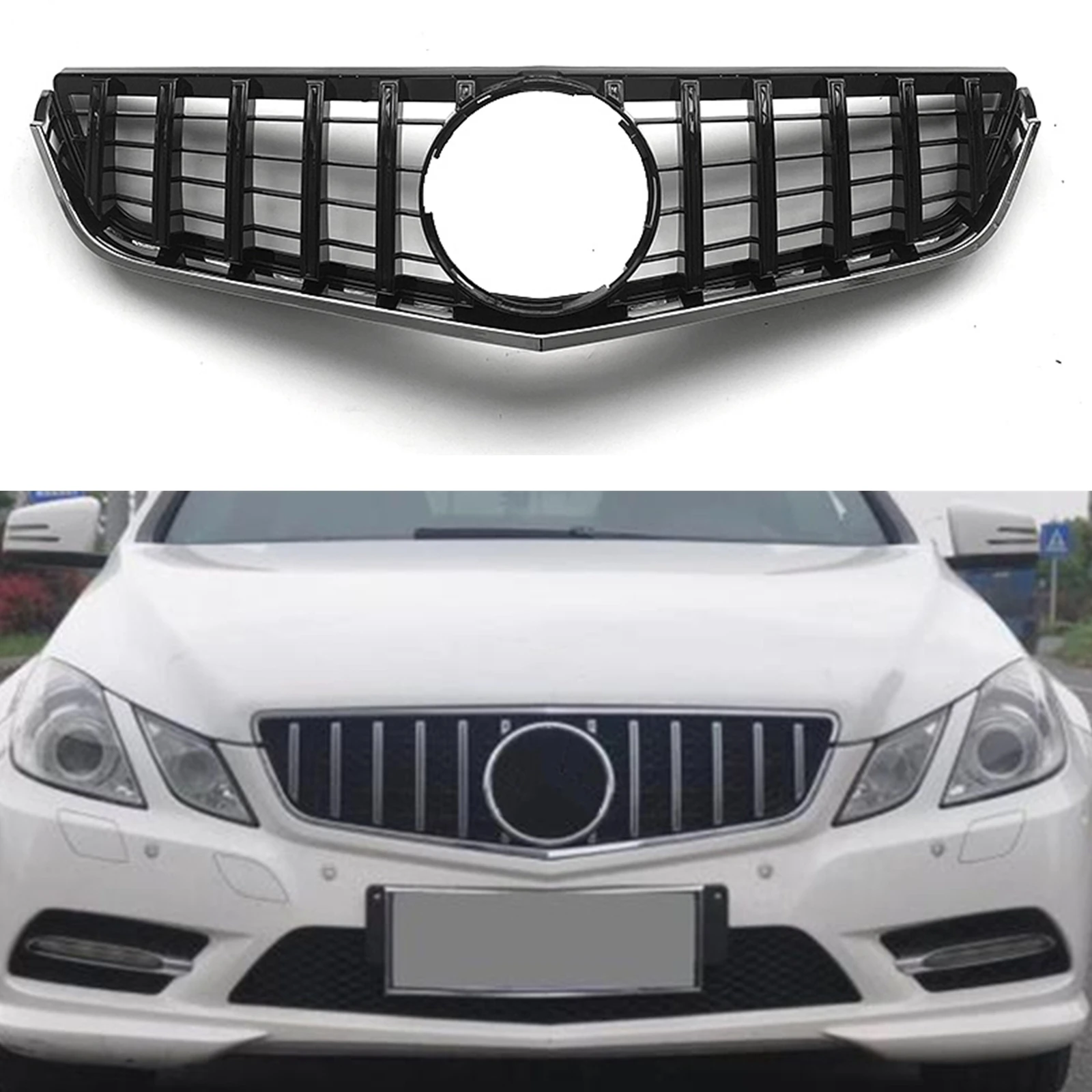 Front-Grille-Grill-For-Mercedes-Benz-E-Coupe-Class-W207-C207-2009-2013 ...