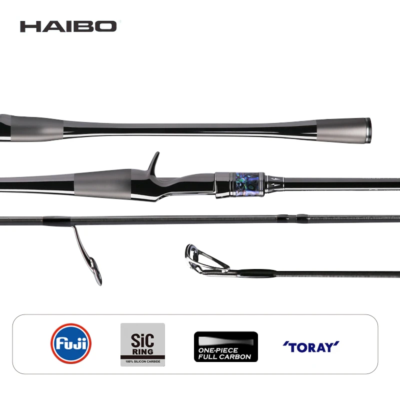 HAIBO Tian Series Supercast Fishing Rods 2 Section Spinning Casting Rod ...