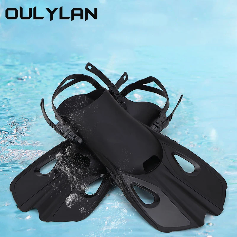 Oulylan-Aldult-Adjustable-Diving-Swimming-Flippers-Snorkel-Foot-Dive ...