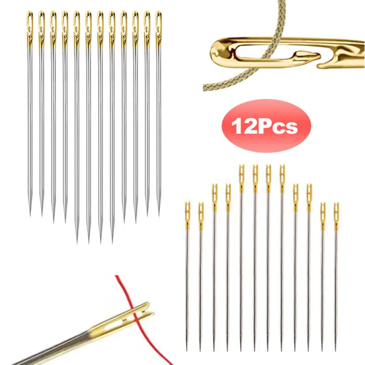 Blind-Sewing-Needles-12pcs-Multi-size-Side-Opening-Hand-Sewing-Needles ...