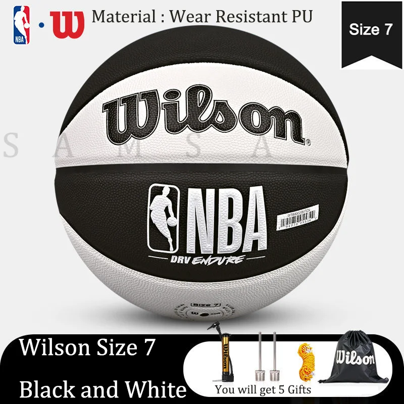 Wilson-bal-n-de-baloncesto-aut-ntico-de-PU-y-Goma-pelota-est-ndar-de ...