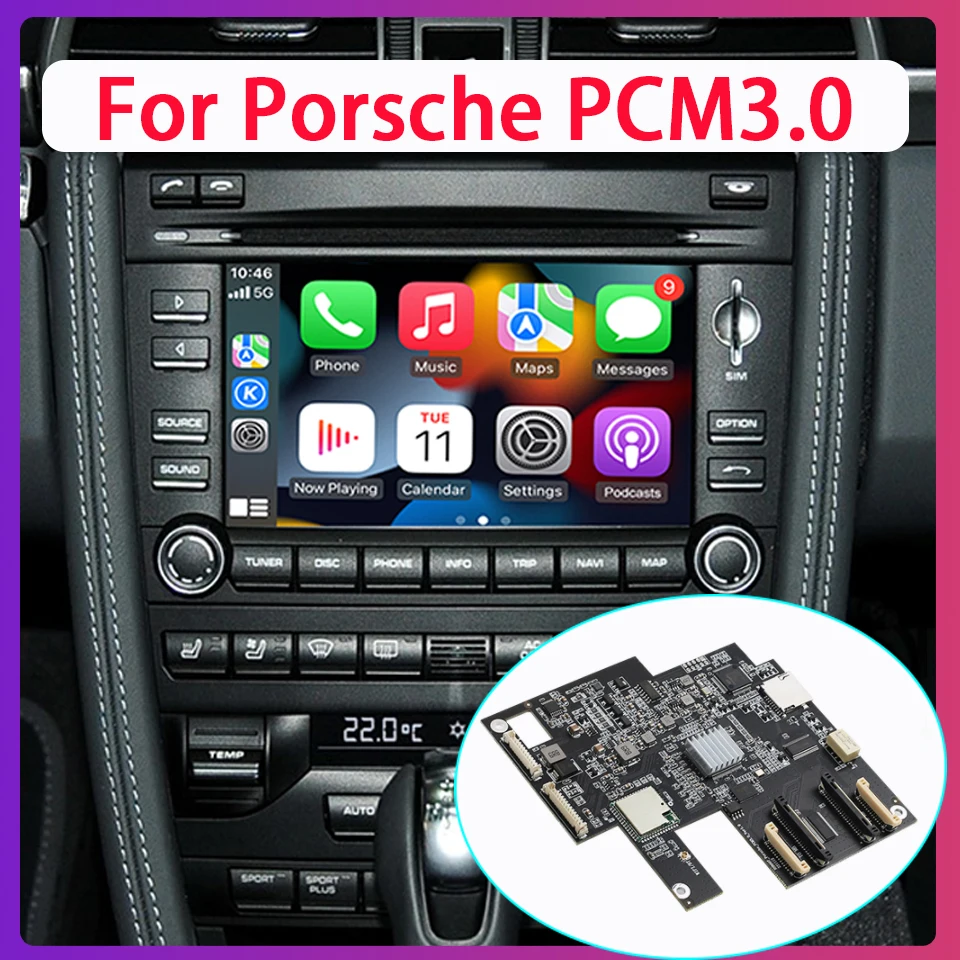 Wireless-Carplay-Module-For-Porsche-Cayenne-Cayman-Boxster-911-918-PCM ...