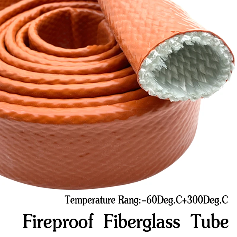 High-Temperature-Resistant-Fiberglass-Tube-Silicone-Resin-Coated-Glass ...