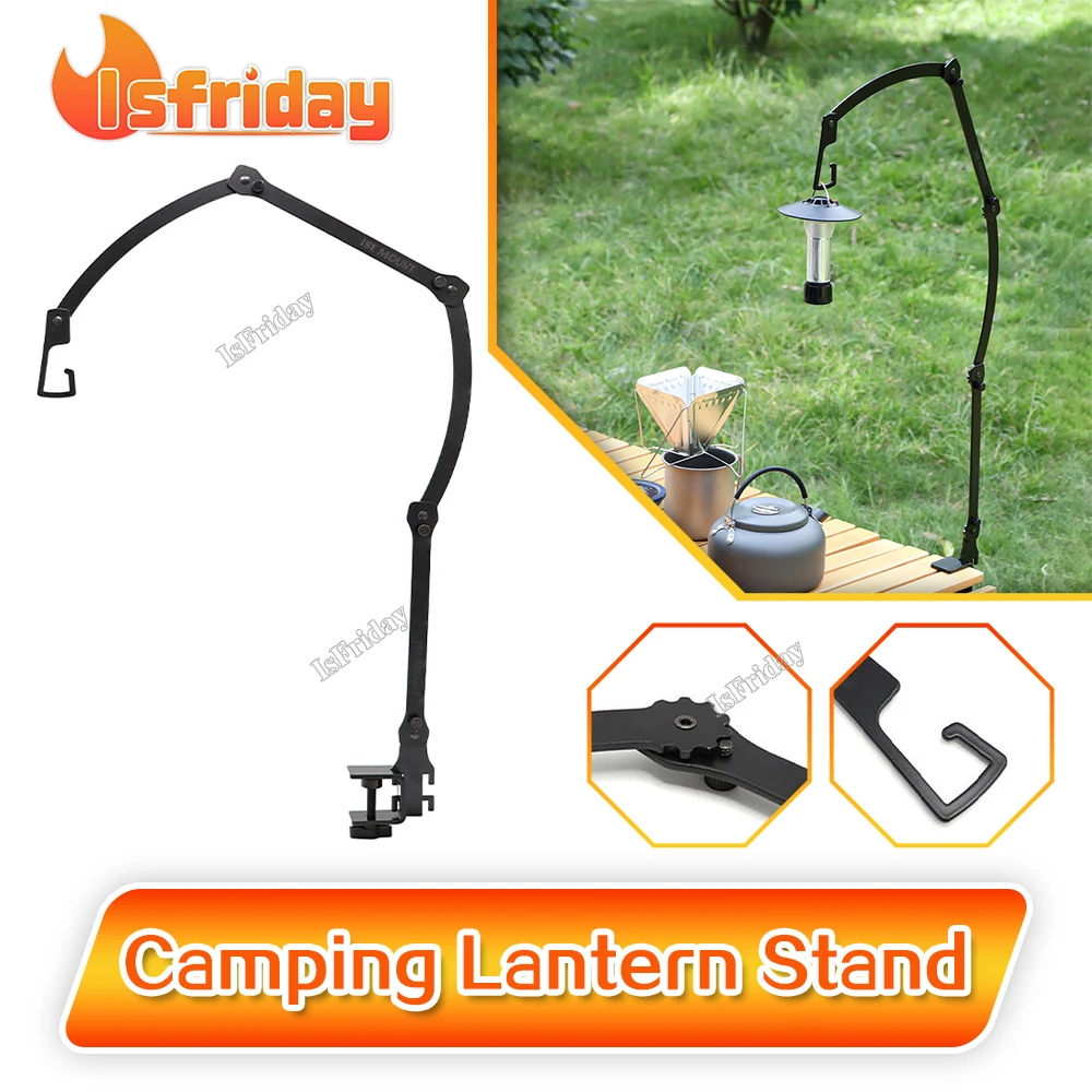 Ultralight-Camping-Lantern-Stand-Tabletop-Lamp-Hanger-Lighting-Post ...