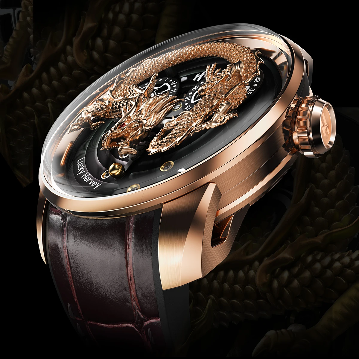 Chinese-dragon-dial-3D-Engravi-Automatic-mechanical-movement-watches ...