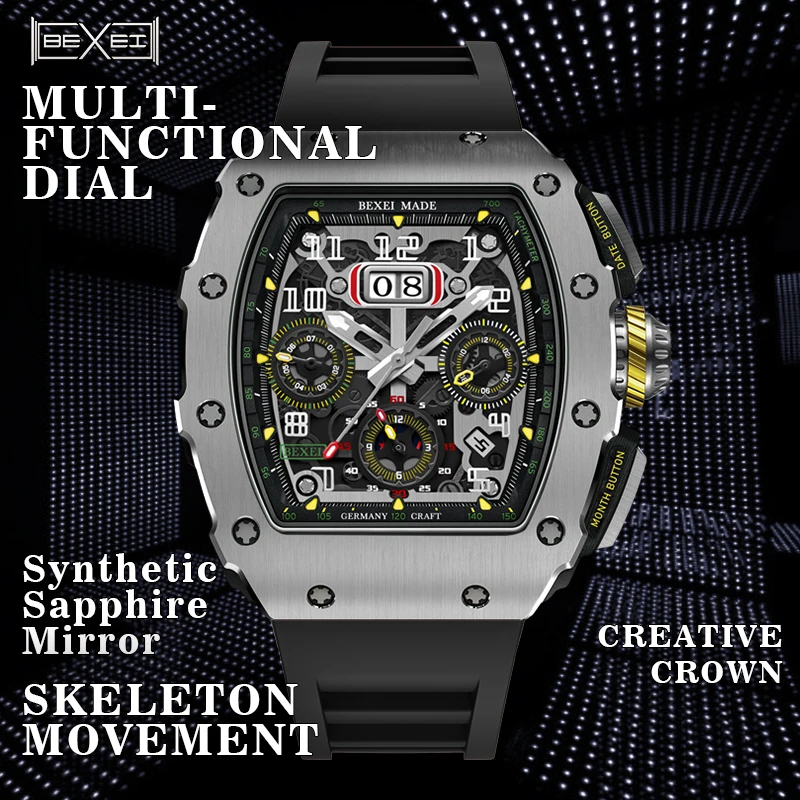 BEXEI-9032-Automatic-mechanical-movement-Fashion-Luxury-watch-for-men ...