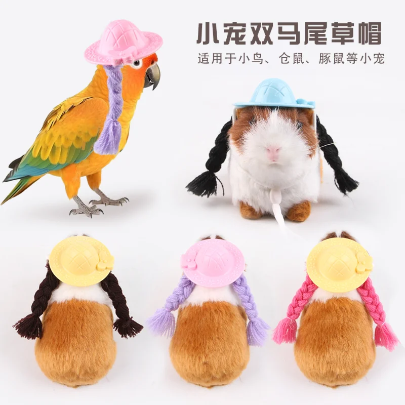 و1pcs Sombrero para hámster Mini sombreros para pájaros Pequeños ...