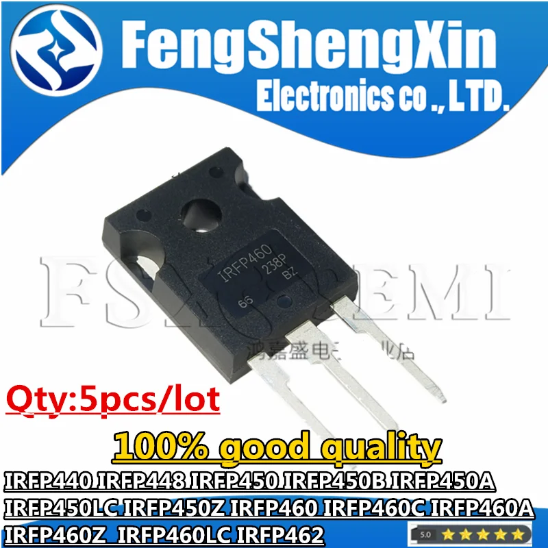 5pcs IRFP440 IRFP448 IRFP450 IRFP450B IRFP450A IRFP450LC IRFP450Z ...