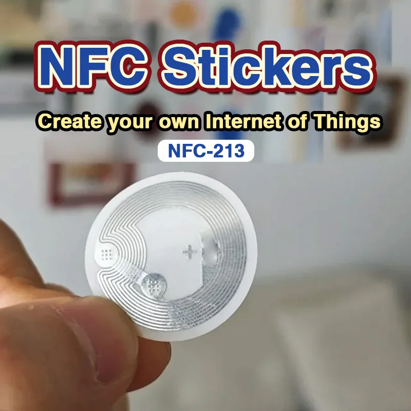 NFC chip sticker Ntag213 electronic tag iso shortcut command Touch ...