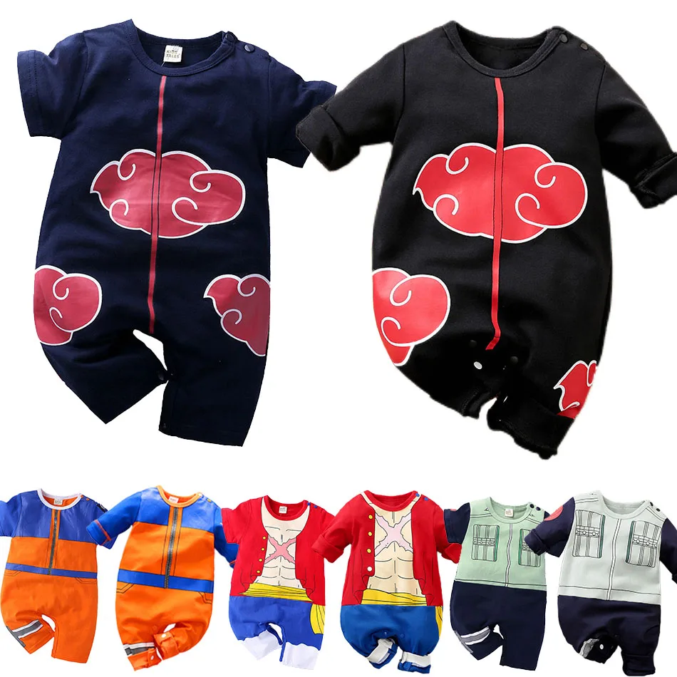 Newborn Costume Baby Anime Romper Boy Kakashi Akatsuki Chopper Zoro ...