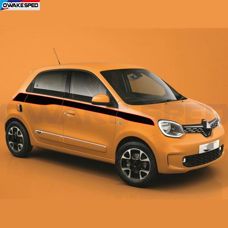 Sport-Stripes-Car-Waist-Lines-Sticker-For-Renault-Twingo-GT-Color-Run ...