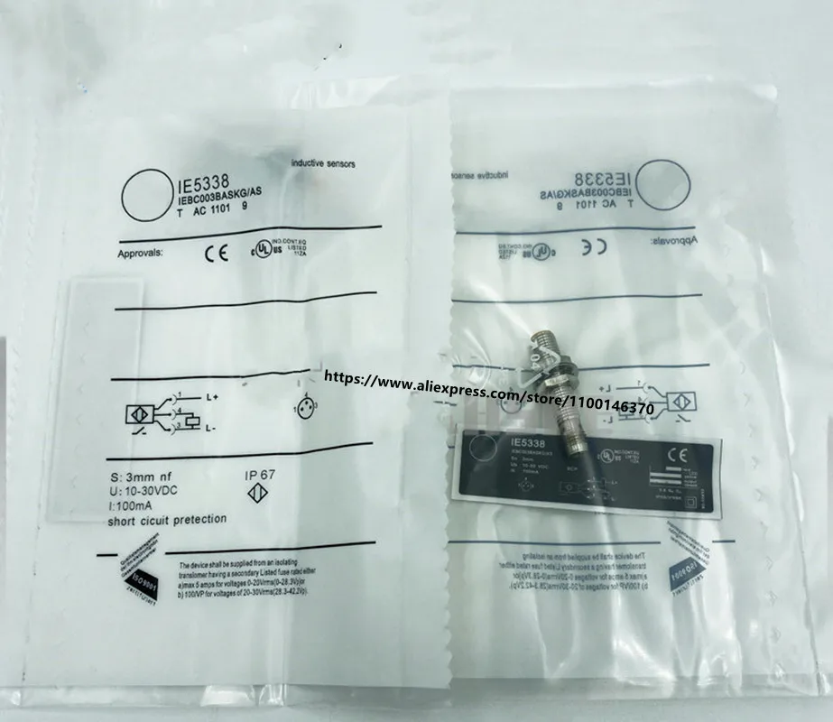 3Pcs-New-IFM-Proximity-Switch-IE5338-IE5339-IE5340-IE5331-IE5349-IE5350 ...