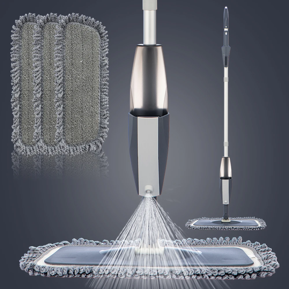 Automatic Spray Mop With Reusable Microfiber Mop Cloth New Avoid Hand ...