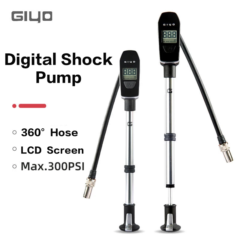 GIYO-300psi-High-pressure-Bicycle-Digital-Shock-Pump-With-LCD-Display ...