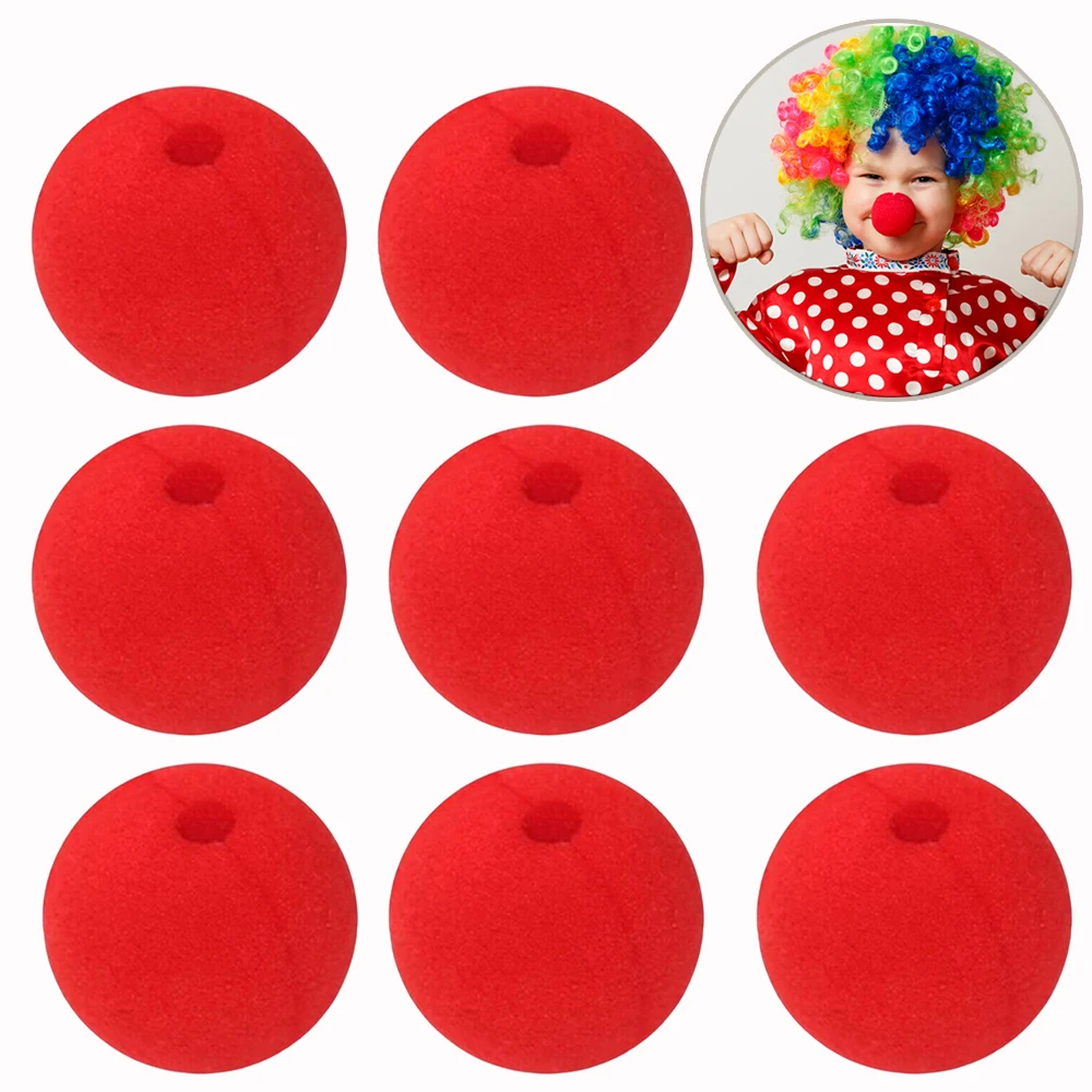 50mm-Foam-Circus-Clown-Nose-Red-Sponge-Balls-Reusable-for-Red-Nose-Day ...