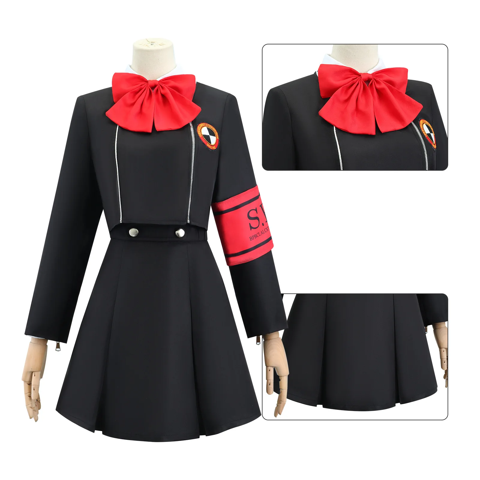 Woman Persona 3 Aigis Cosplay Costume Outfit Aegis JK School Uniform ...