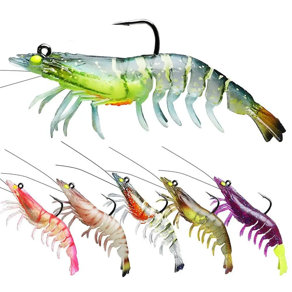 1-3-6PCS-9cm-11-5g-7-5cm-8-8g-Lifelike-Artificial-Luminescent-Shrimp ...