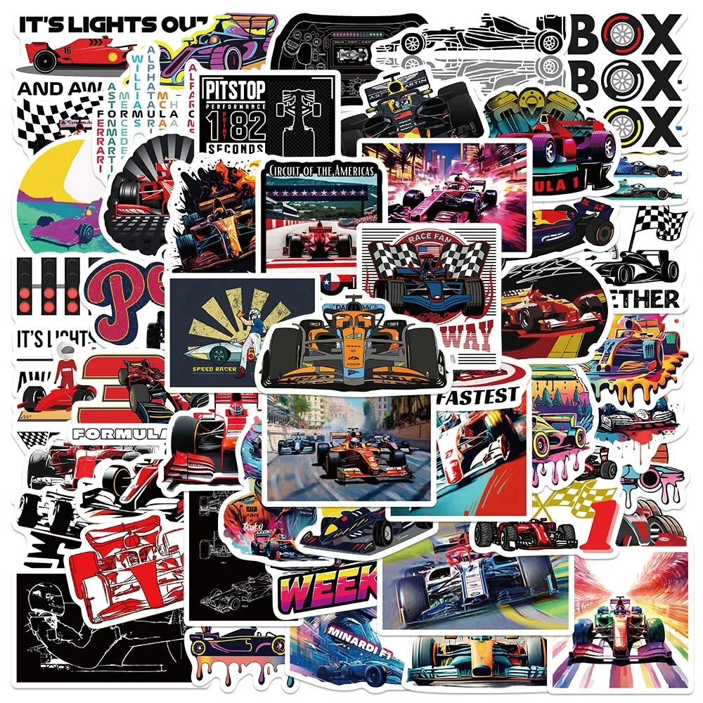 10-30-50pcs-F1-Formula-One-Racing-Stickers-Funny-Cartoon-Graffiti-Decal ...