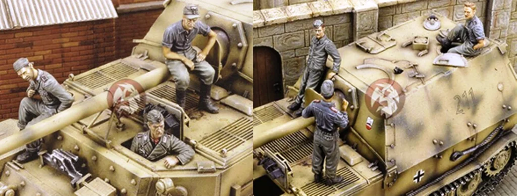 レジンの置物モデルgk,ドイツ人,クルータンク,塗装されていないタンク,35164 #1/35