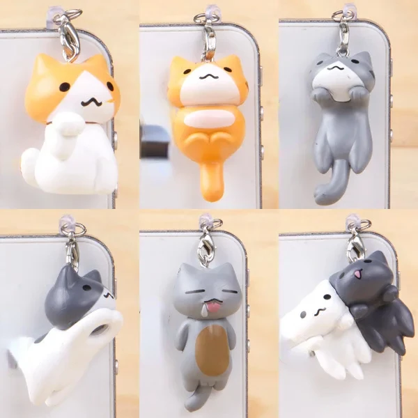2pcs-Cute-Cat-Dust-Plug-Phone-Anti-Dust-3-5mm-Universal-Phone-Dust-Plug ...