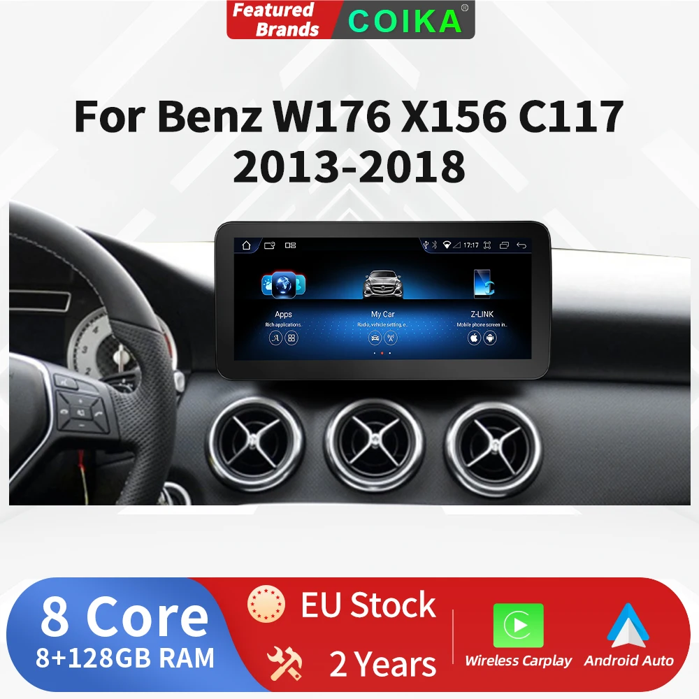 10-25-Car-Android-Screen-For-Mercedes-W176-X117-X156-W463-2013-2018 ...