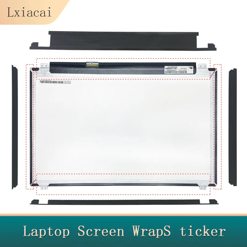Screen-Wrap-Sticker-Edge-Banding-Adhesive-Notebook-LCD-Bezel-Black ...