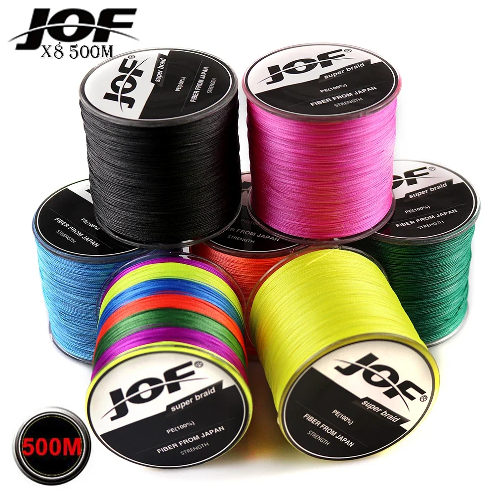 NEW-Fishing-Line-8-Strands-PE-Braided-500M-300M-Meters-Multifilament ...