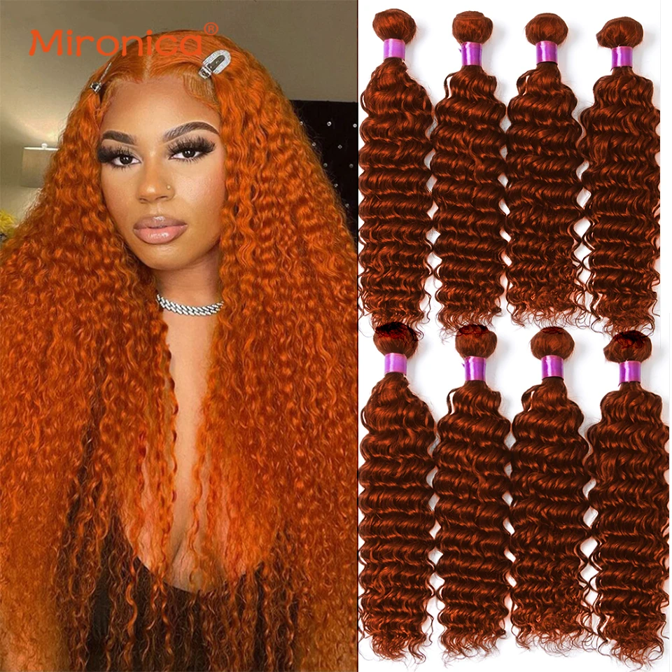 10-30Inch-Human-Hair-Bundles-Deal-350-Orange-Ginger-Orange-Deep-Wave ...