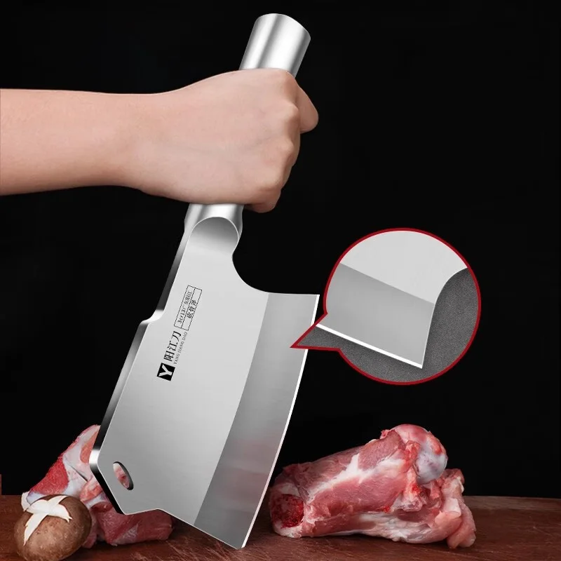PLYS-Thickened-Chopping-Knife-Stainless-Steel-Butcher-Knife-for ...