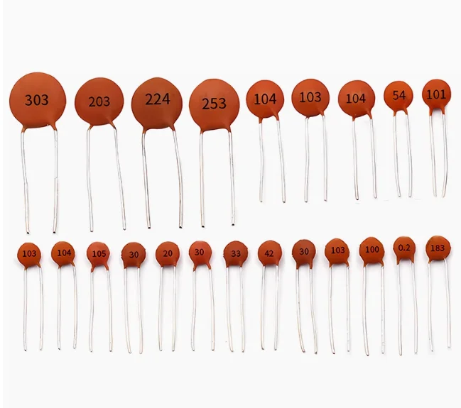 100pcsCeramic-capacitors-50V-1pF-100nF-0-1uF-104-4-7PF-10PF-22PF-47PF ...