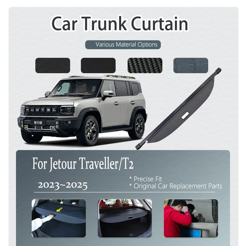 Car-Trunk-Curtain-Cover-For-Chery-Jetour-Traveller-T2-2023-2025 ...